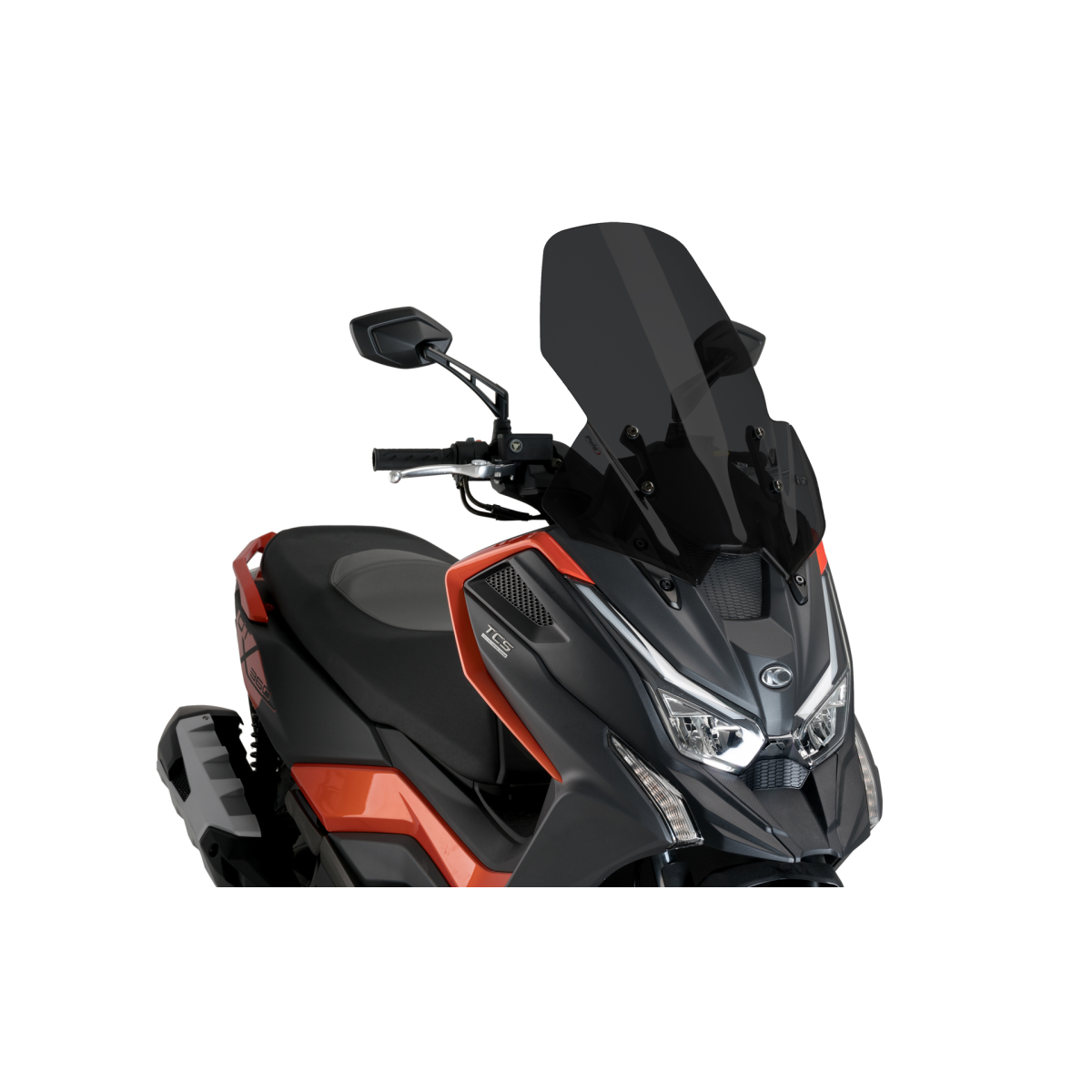 PUIG KYMCO DTX 125 2022-25 V-TECH LINE TOURING FUMADO ESCURO - 21149F - B2B Multimoto