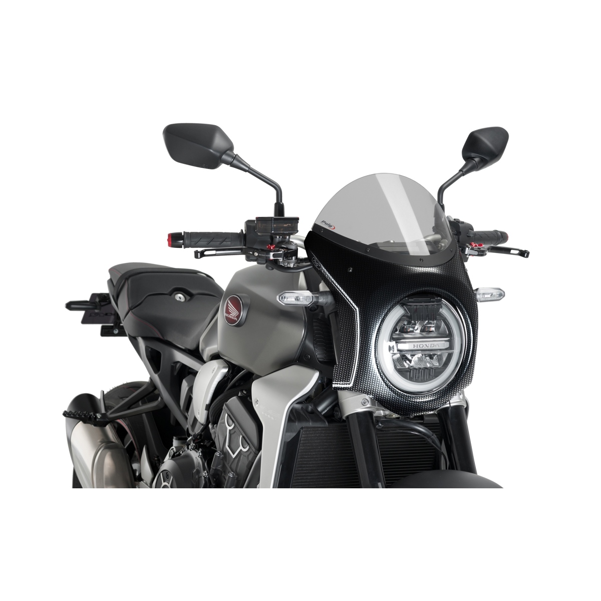 PUIG CB650R NEO SPORTS CAFE 2022 SEMI-CARN RETRO FUMADA - 3143H - B2B Multimoto